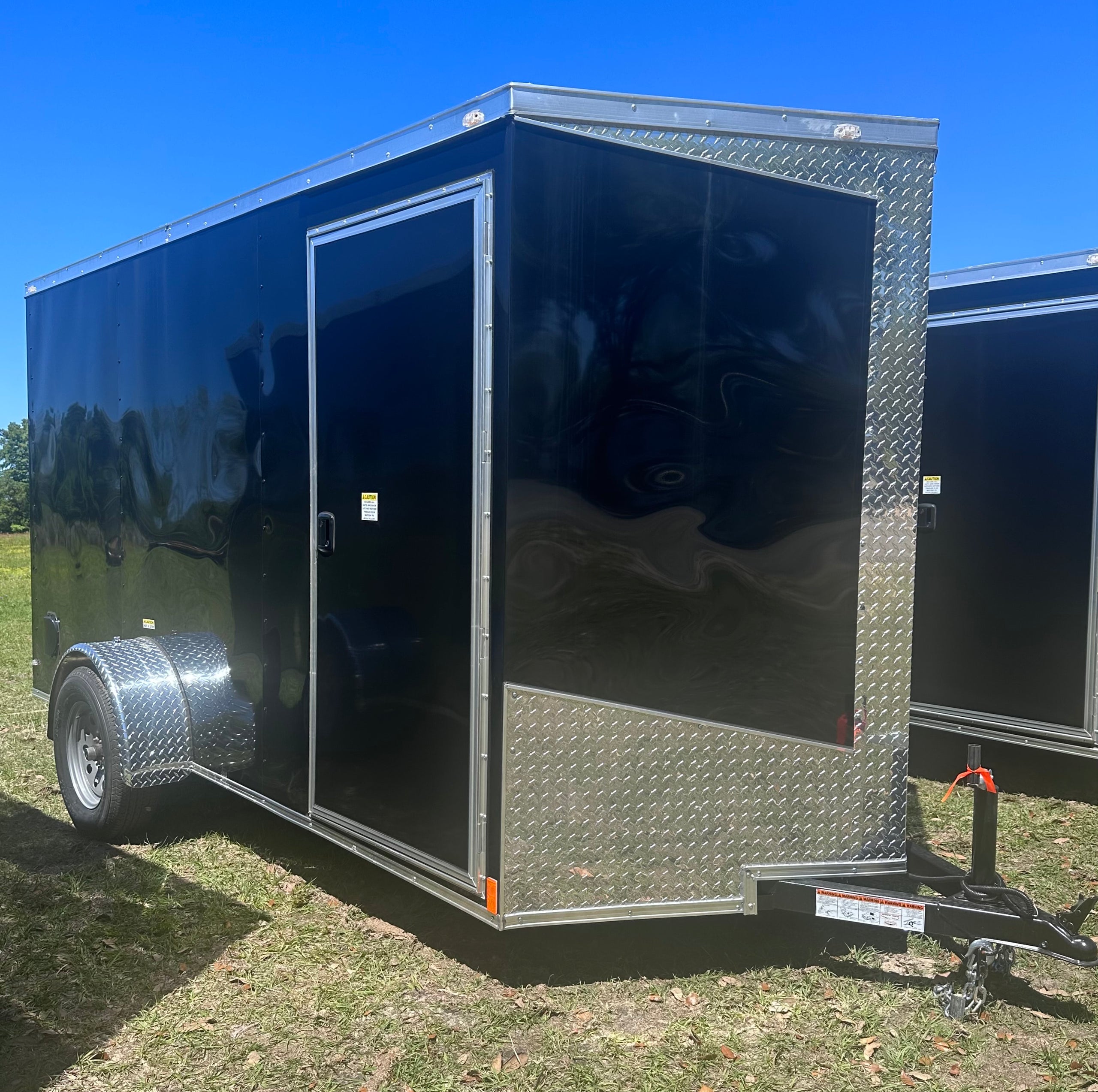 6x12 Single Axle White Cargo Trailer | Overland Trailers